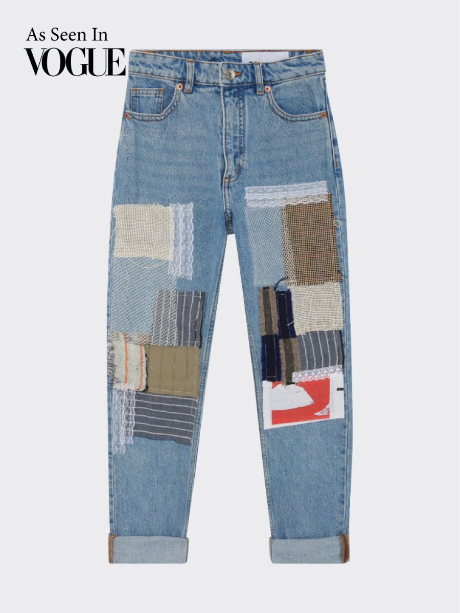 Patchwork Jeans – From Thigh to Knee – Imparfaite